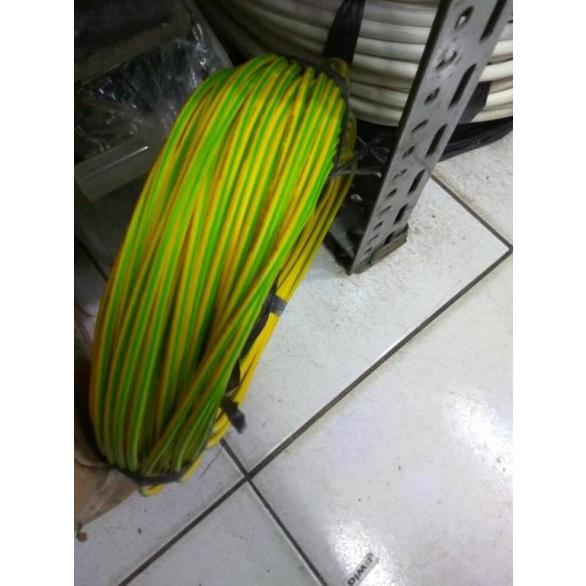 Jual Kabel kuning hijau NYA 1 x 25 mm, kabel Tunggal | Shopee Indonesia