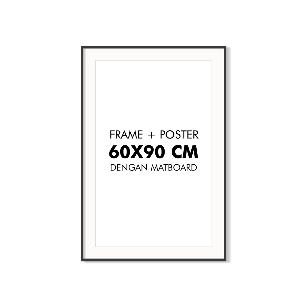 Jual Premium Frame + Poster 60x90cm | Shopee Indonesia