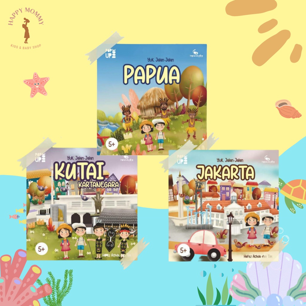 Jual Buku Pop Up Book Yuk Jalan-Jalan Papua Jakarta Kutai Impian Studio ...