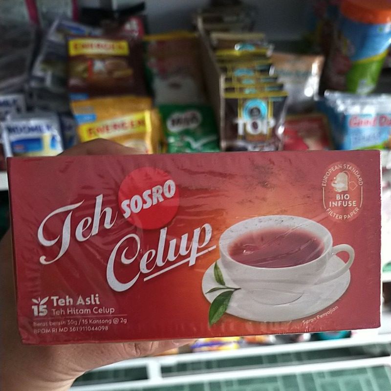Jual teh sosro celup 15 kantong | Shopee Indonesia