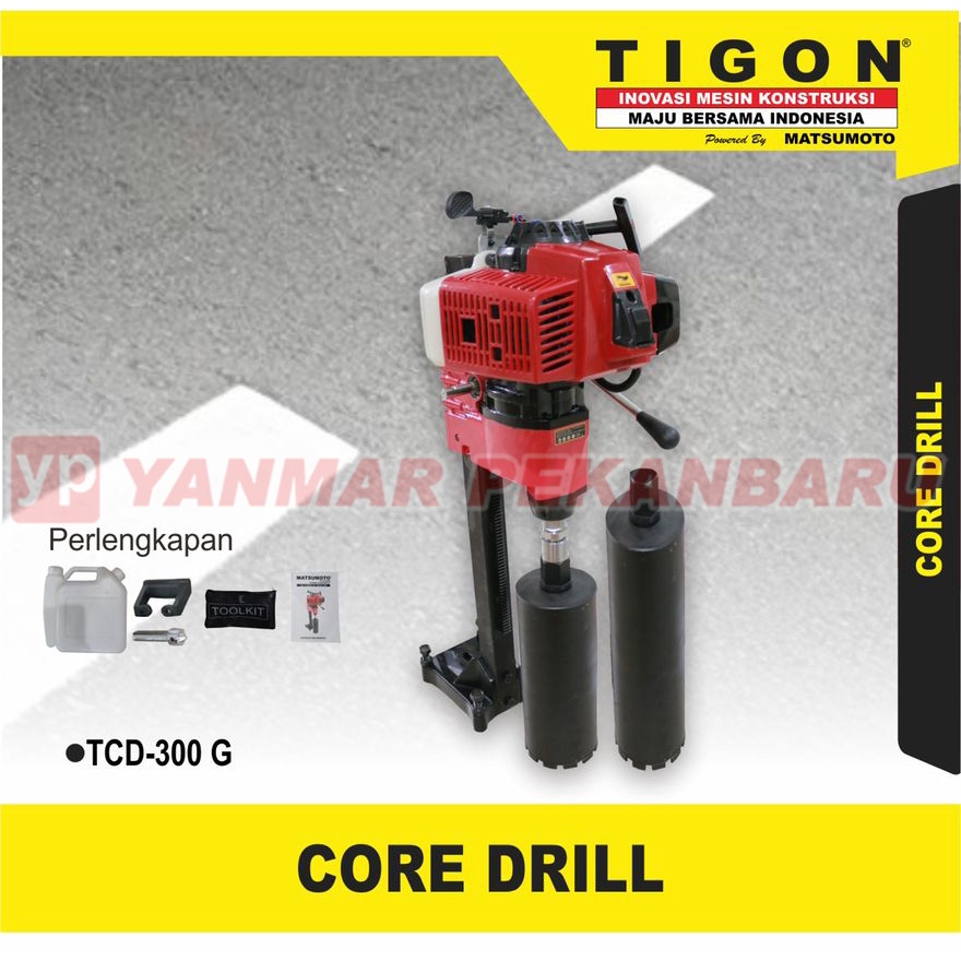 Jual GASOLINE BOR CORE DRILL 300MM 12"INCH TCD 300G TIGON | Shopee ...