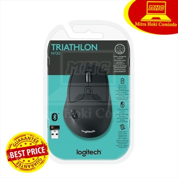 Jual MOUSE LOGITECH M720 TRIATHLON WIRELESS BLUETOOTH ORIGINAL | Shopee ...