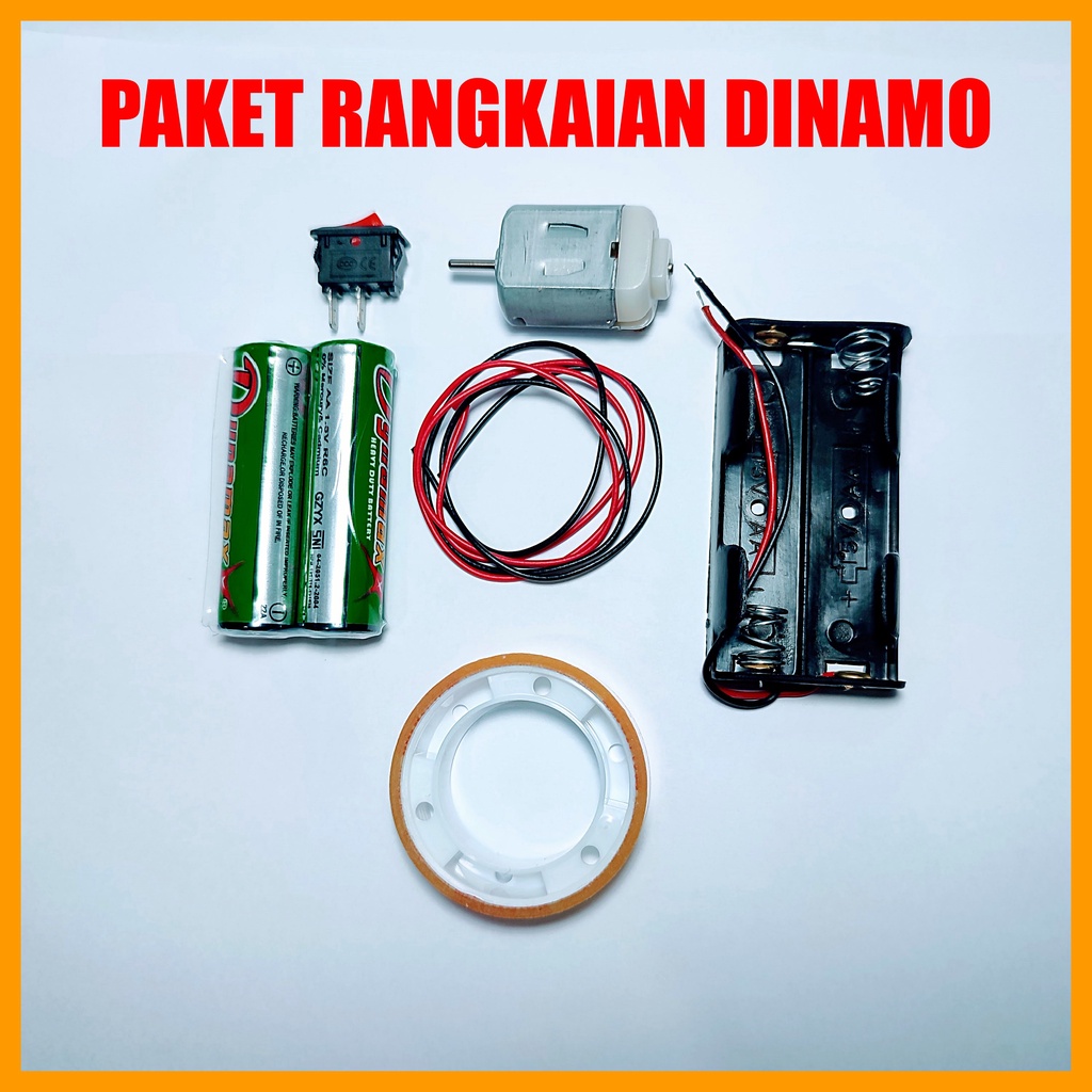 Jual Paket Rangkaian Listrik Dynamo / Dinamo Praktek Prakarya Sekolah ...