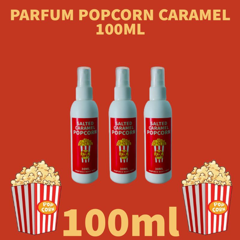 Jual Parfum baju salted caramel popcorn bioskop body mist 100ml ...