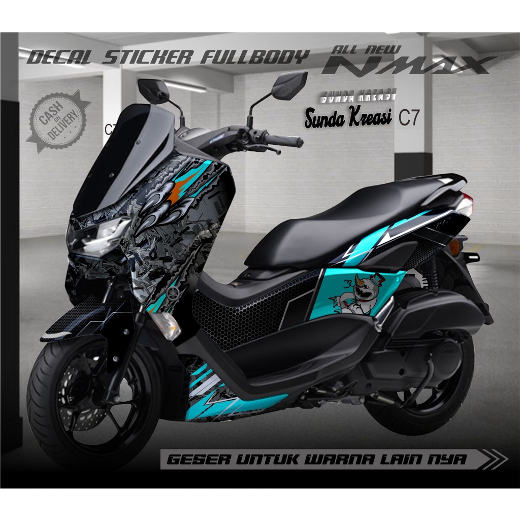Jual Decal sticker nmax old nmax new new variasi carbon forged | Shopee ...