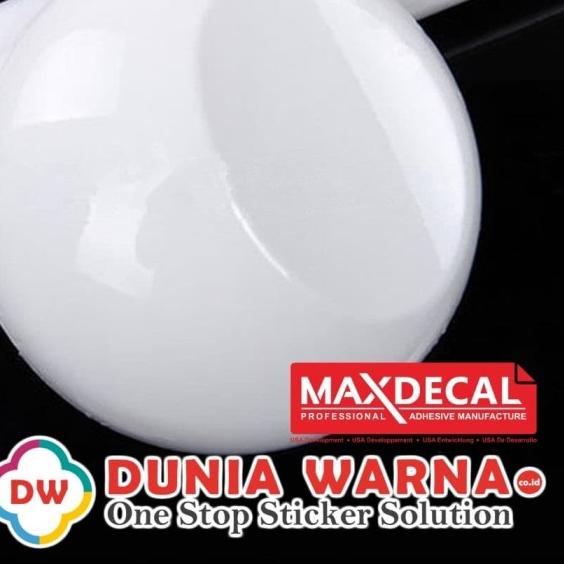 Jual MAX DECAL PREMIUM CAR WRAP Vinyl Sticker WHITE GLOSS 152 cm ...