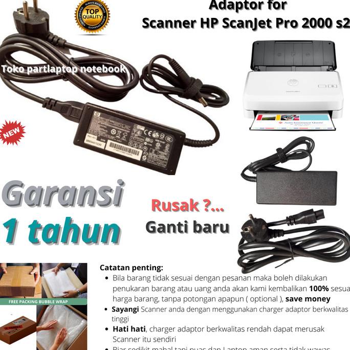 Jual Adaptor Scanner HP ScanJet Pro 2000 s2 - new power supply adapter ...