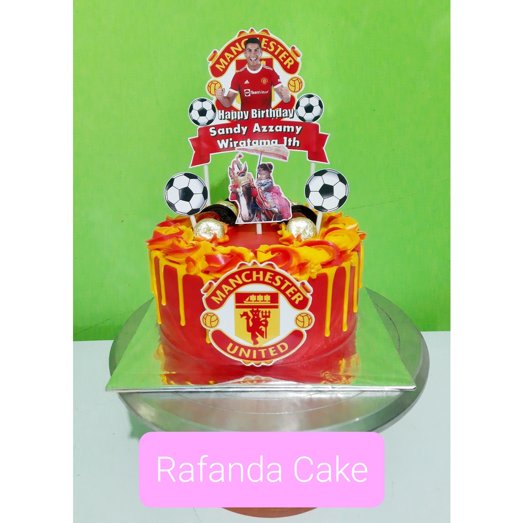 Jual Topper kue ulang tahun Manchester United MU an al nasr Cristiano ...