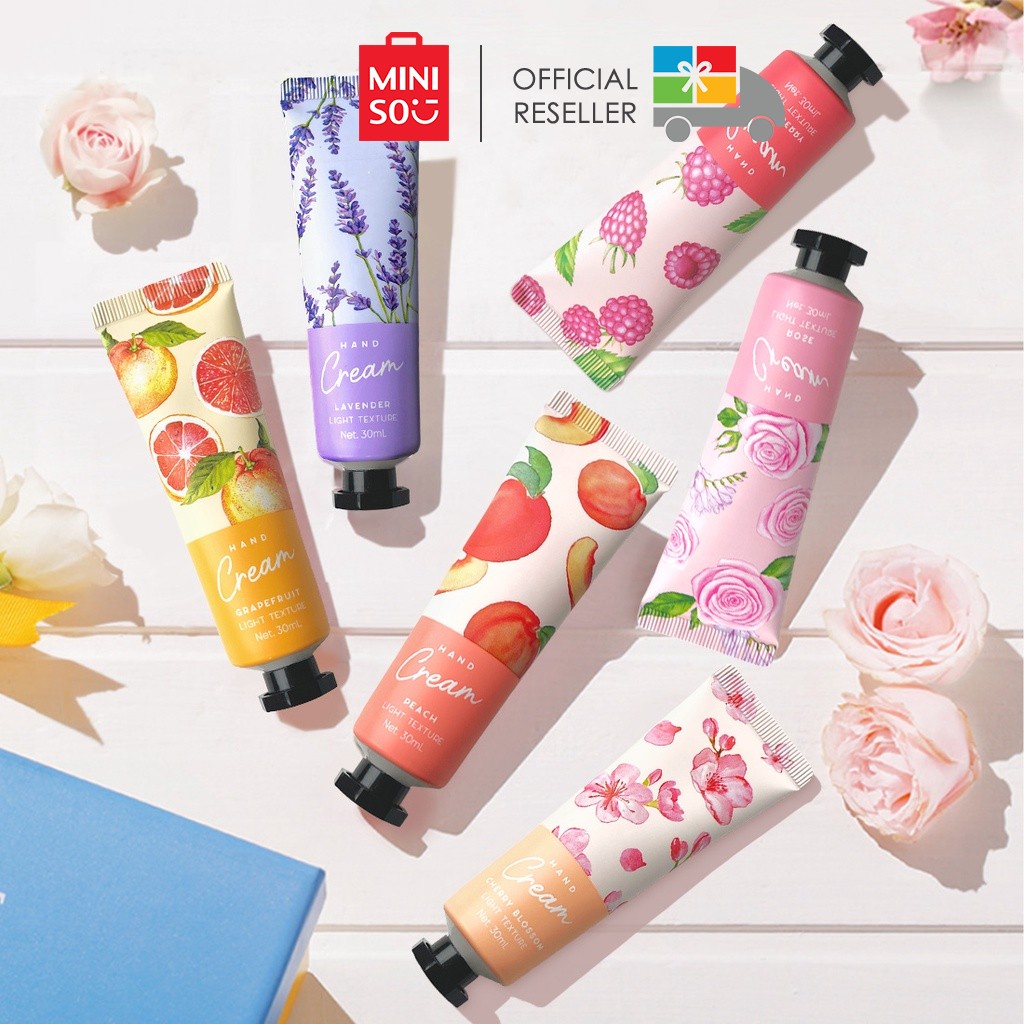 Jual Miniso Hand Cream / Krim Tangan Moisturizing Floral / Fruit 30ml ...
