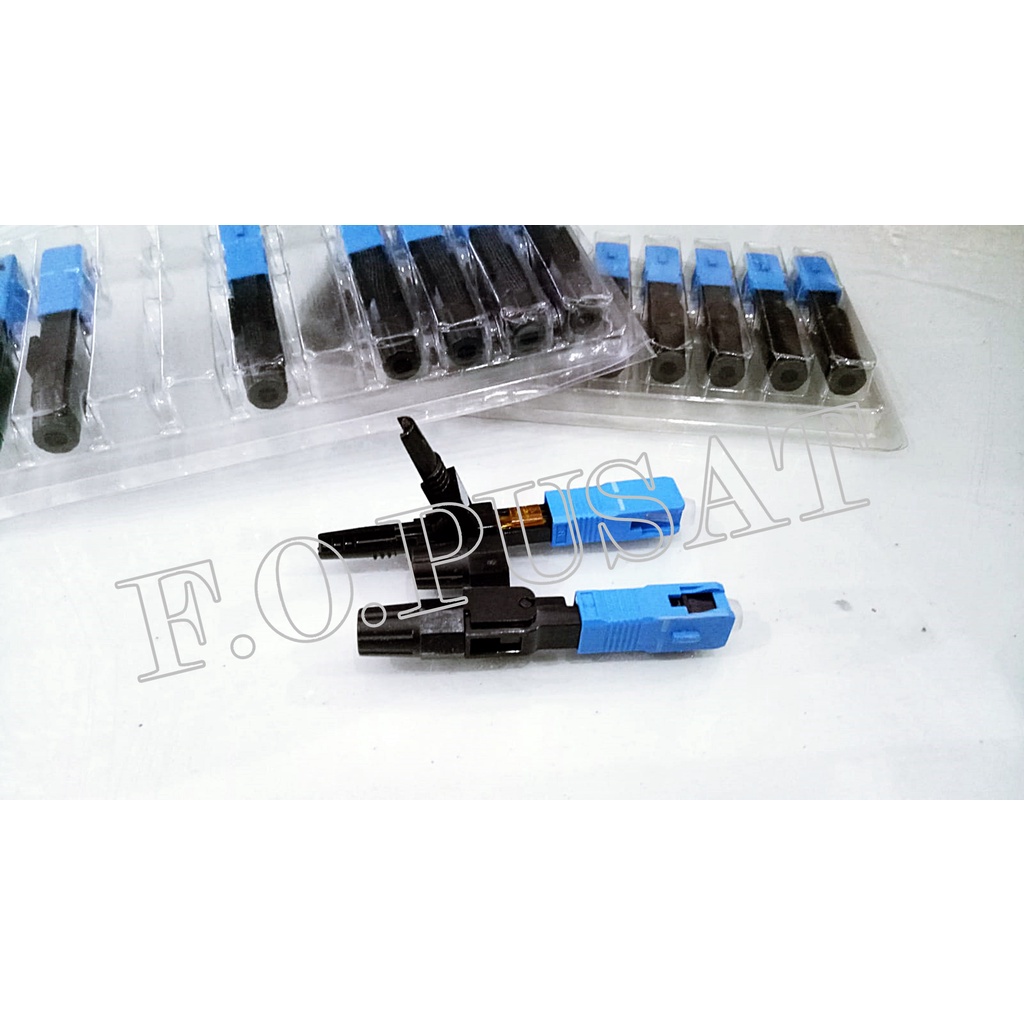 Jual MURAH! Fast Konektor SC UPC Fiber Optik / Fast Connector SC Fiber Optic 10Pcs Standard ...