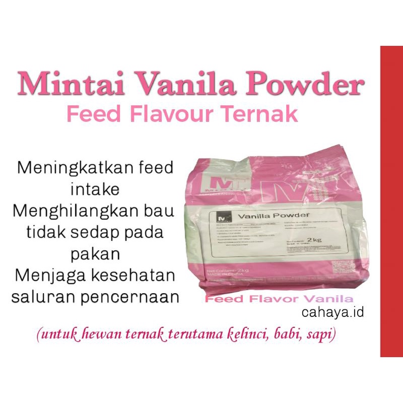 Jual Mintai Vanila 250 gram Penambah Aroma Dan Rasa Pakan Ternak ...