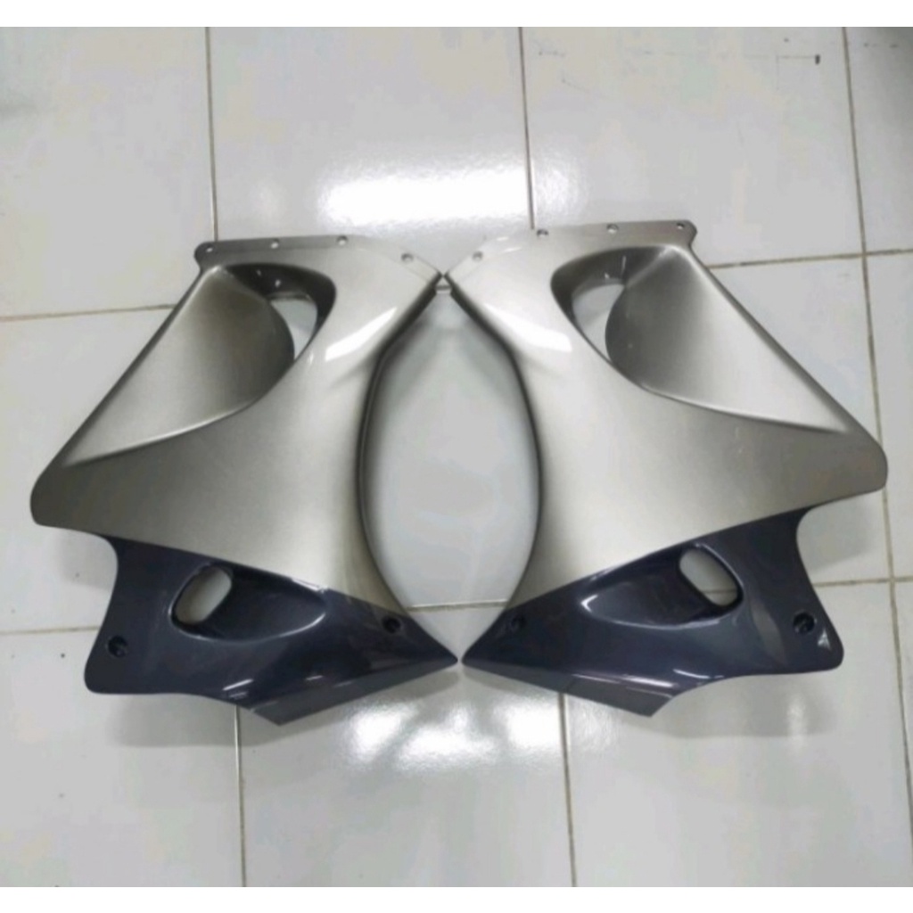 Jual fairing bawah ninja rr old zx silver original Kawasaki | Shopee ...