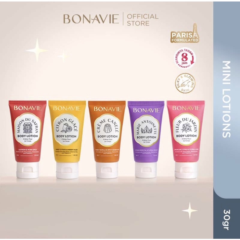 Jual BONAVIE LOTION 30 gram 040325 handbody TRAVEL SIZE | Shopee Indonesia