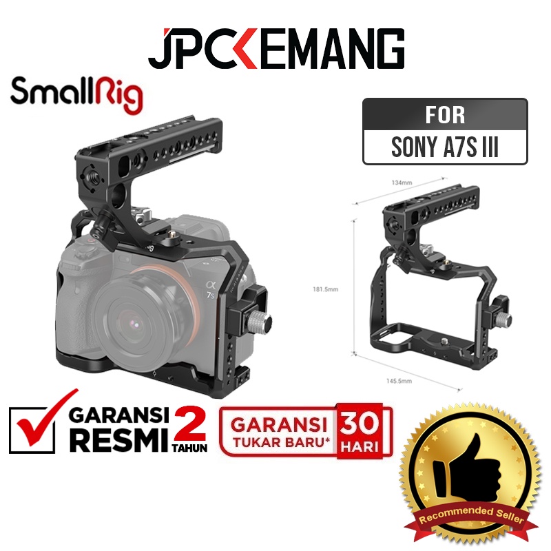 Jual SmallRig Cage Kit with Top Handle Sony A7S III A7SIII Small Rig 3009B Garansi Resmi ...