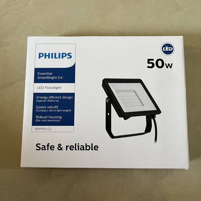 Jual Philips Bvp150 Lampu Sorot Led 50W Flood Light 50 W Tembak 50 Watt ...