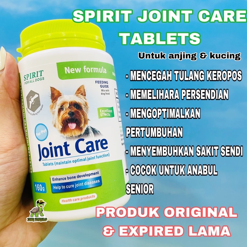 Jual SPIRIT JOINT CARE TABLET VITAMIN SENDI ANJING KUCING MENCEGAH ...