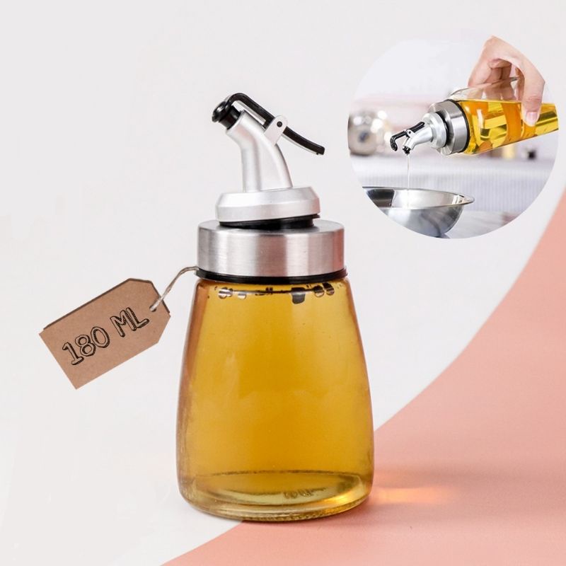 Jual Botol Minyak Olive Oil 180 ml - Silver (7RHX8USV) | Shopee Indonesia