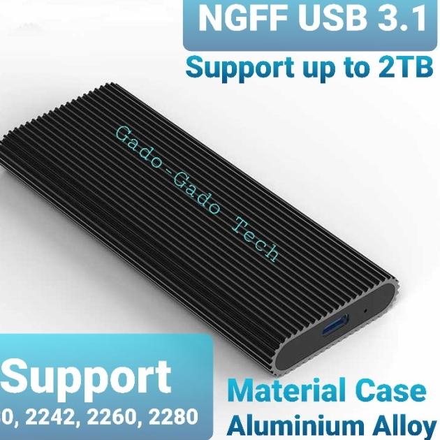 Jual Casing SSD M.2 SATA (NGFF) Blueendless SSD Enclosure M.2 USB 3.1 ...