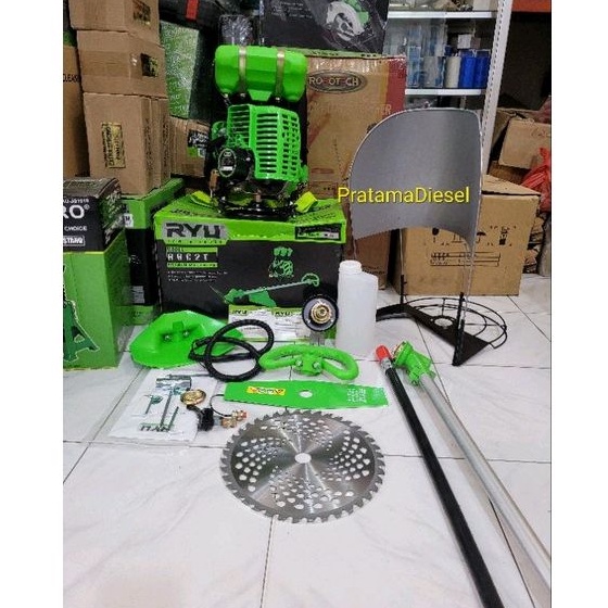Jual Paket(3in1) Mesin Potong Rumput RYU+Tudung Padi Padi+Cultivator ...