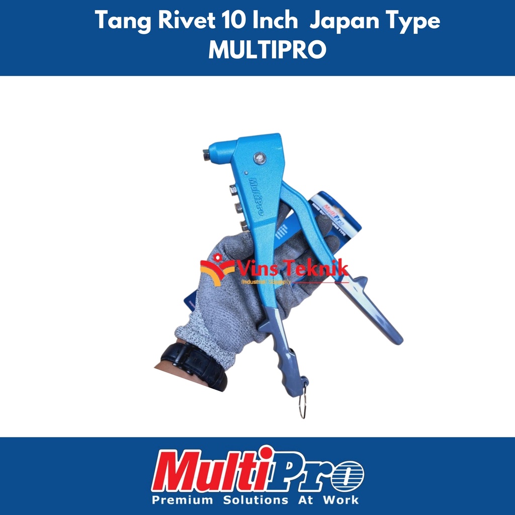Jual HAND RIVETER TANG RIPET TANG RIVET 10INCH MULTIPRO JAPAN TYPE ...
