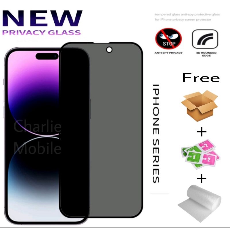 Jual Tempered glass privacy anti spy full lem for Iphone 14 14 Plus 14 Pro 14 Pro Max | Shopee ...