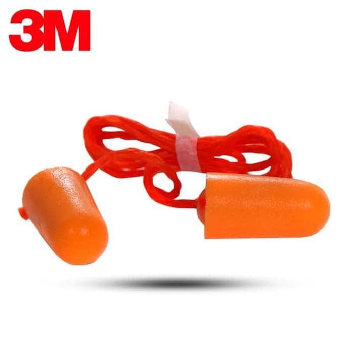 Jual 3M Earplug 1110 Earplugs Tali Pelindung Penutup Telinga Foam Ear ...