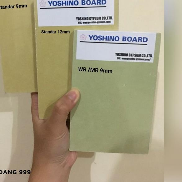 Jual GIPSUM YOSHINO 12mm /GYPSUM YOSINO PARTISI PLAFON GIPSUM 1,2 x 2,4 ...