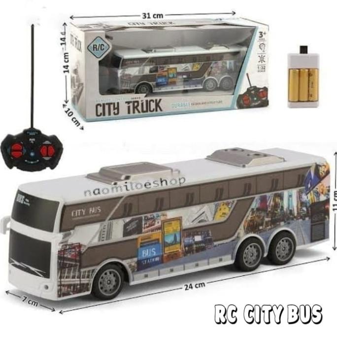 Jual RC CITY BUS TRUCK FREE BATERAI REMOTE RC REMOTE CONTROL BUS ...