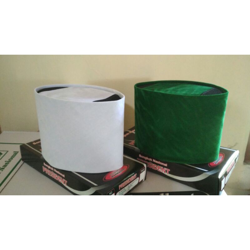 Jual PECI SONGKOK WARNA PUTIH HIJAU AC TINGGI 15 CM | Shopee Indonesia