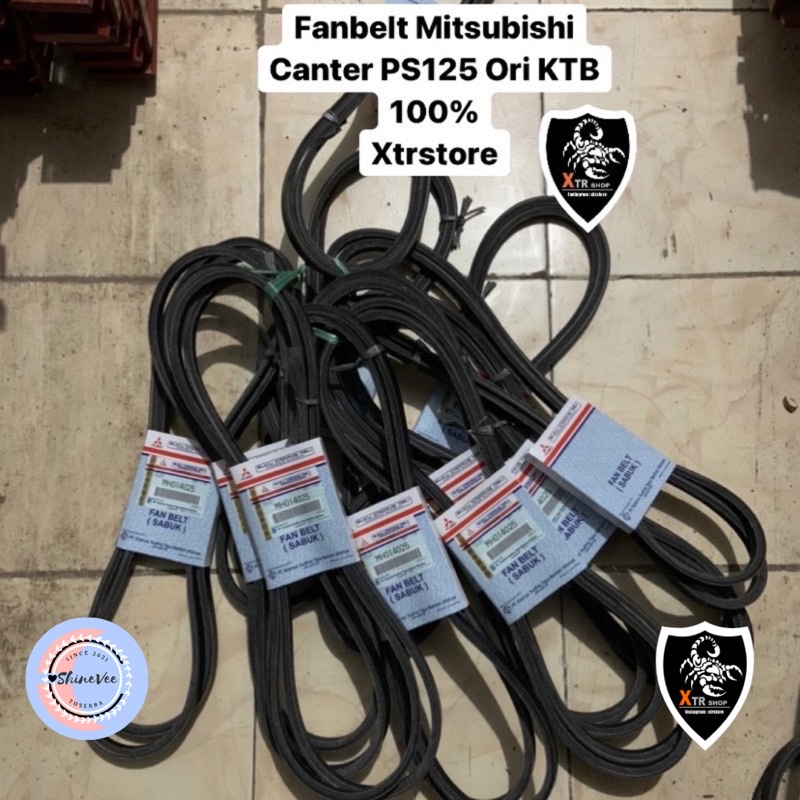 Jual Fanbelt Canter mitsubishi PS125 MH014025 Ban kipas coltdiesel Tali ...