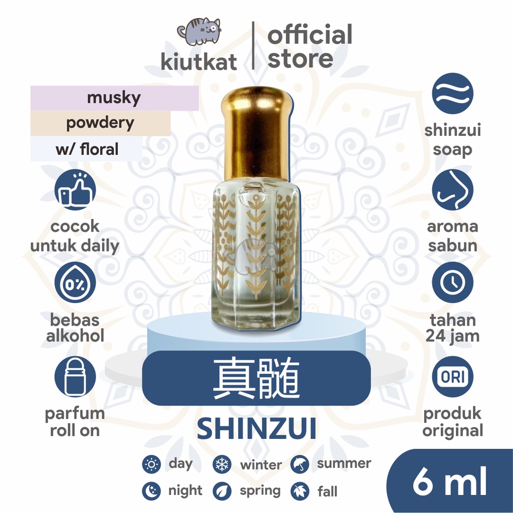 Jual Parfum SHINZUI AROMA SABUN Original Isi 6ml | Shopee Indonesia