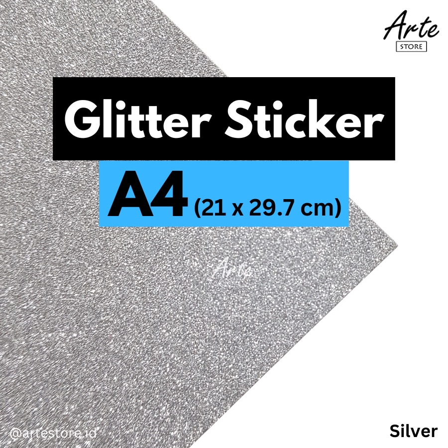 Jual Glitter Sticker - Sparkling Sticker A4 | Shopee Indonesia