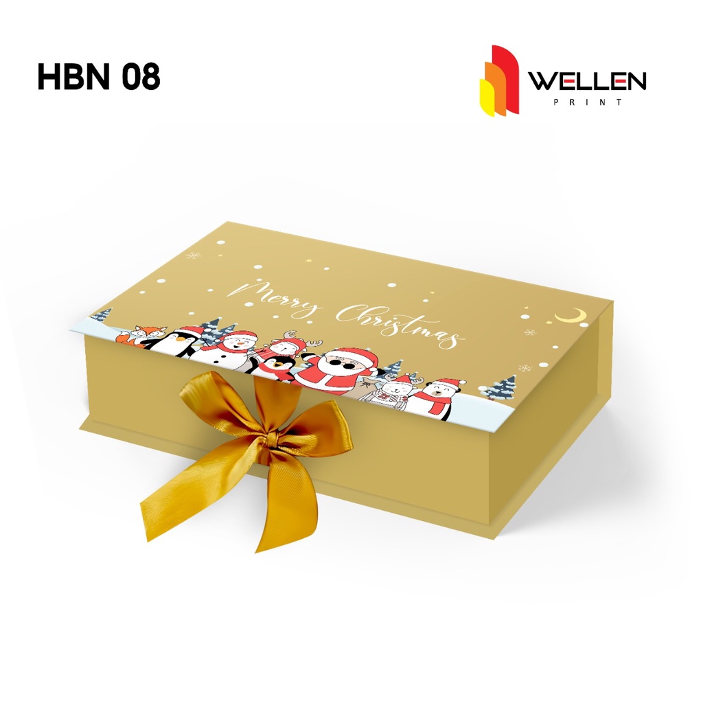 Jual WELLEN PRINT - Hardbox Natal Pita / Print Custom Packaging Kotak ...