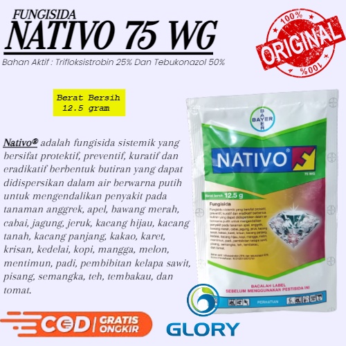 Jual Nativo 75WG 12.5 Gram Fungisida Sistemik Pestisida Obat Pembasmi Sayuran Anti Hama Jamur ...
