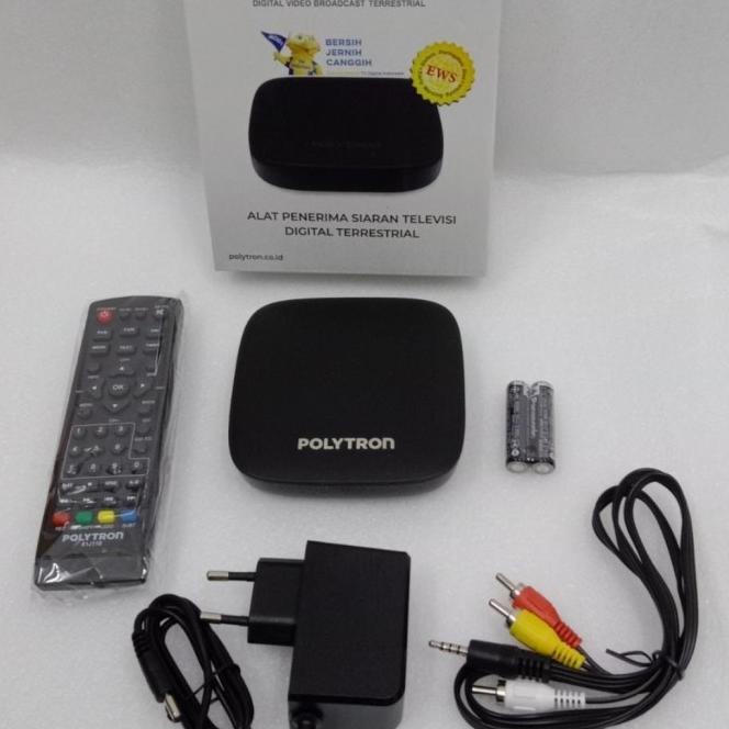 Jual Polytron Pdv-600 Set Top Box Dvb T2 Receiver Tv Digital | Shopee ...