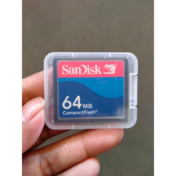 Jual Sandisk Memory Card Compact Flash CF 64MB industrial | Shopee ...