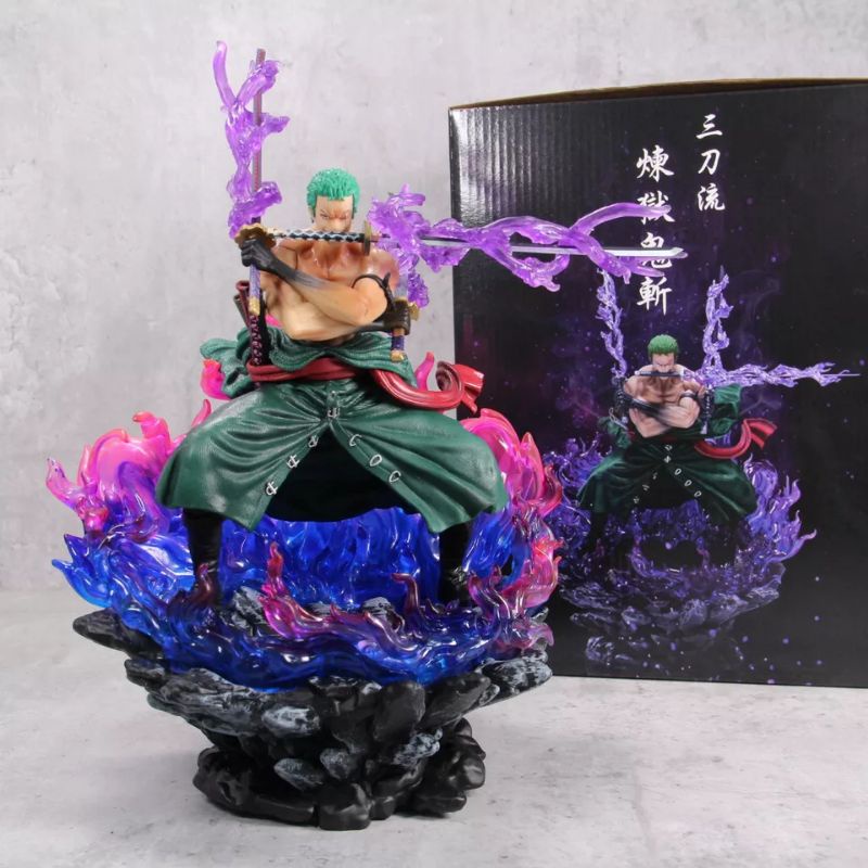 Jual Action Figure One Piece Roronoa Zoro Jurus 3 Pedang Ashura Bakkei ...