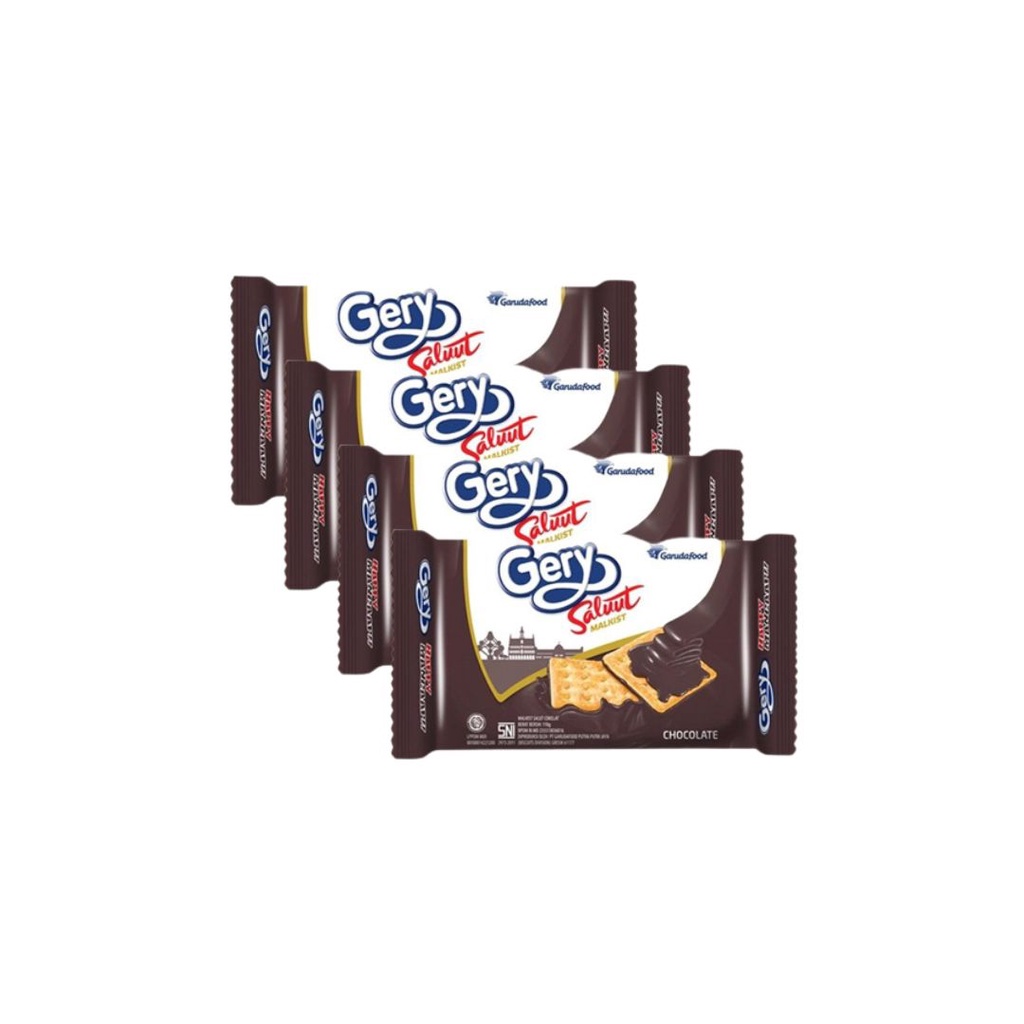 Jual Gery Saluut Malkist Biskuit Cokelat Family Pack 4 x 100 gr ...