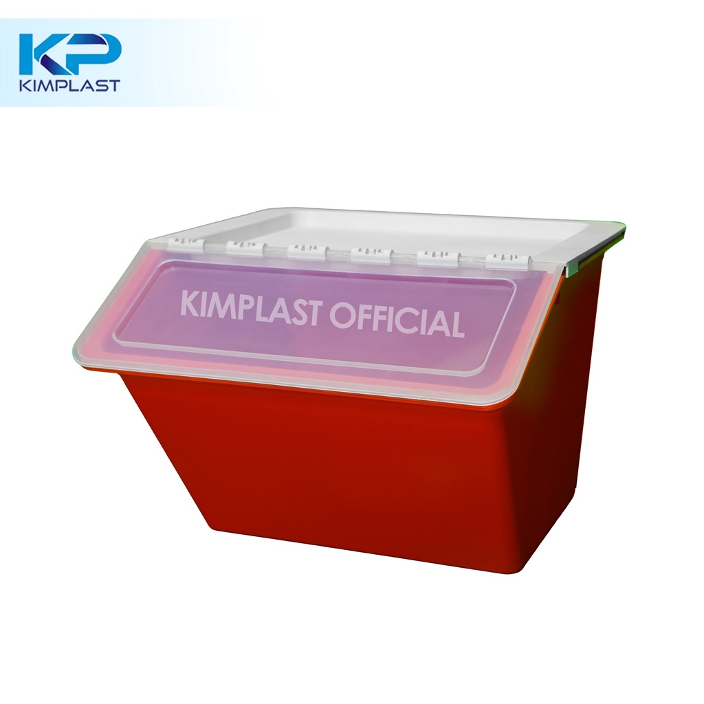 Jual KIMPLAST Box Container Flip Ivone Deluxe 40 Liter / Rak serbaguna ...