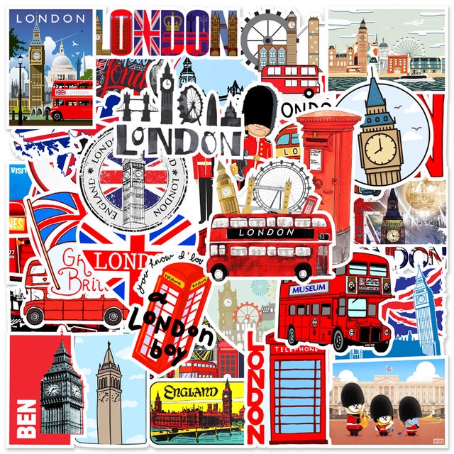 Jual Stiker Travel London Pack Random | High Quality | Shopee Indonesia