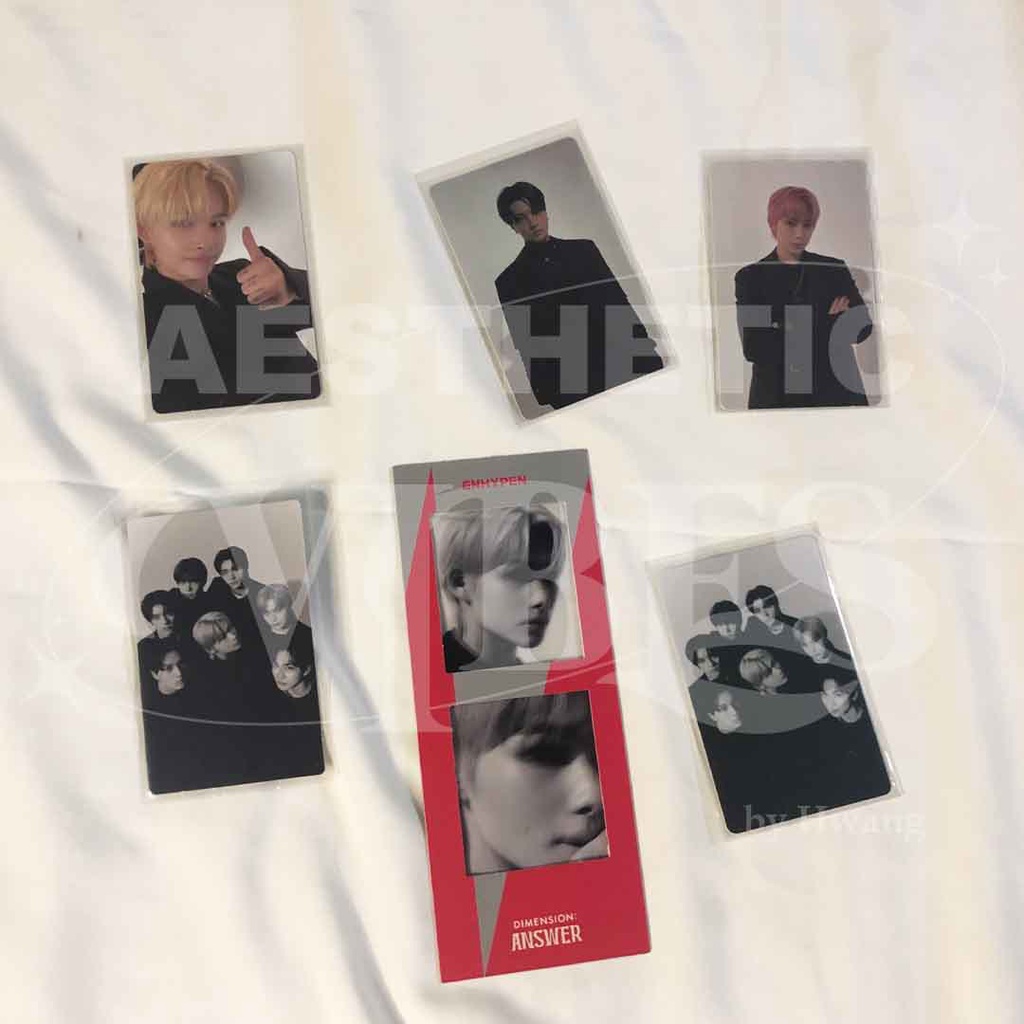Jual [READY BISA COD] ENHYPEN PHOTOCARD Dimension Answer NIKI JAY SUNOO ...
