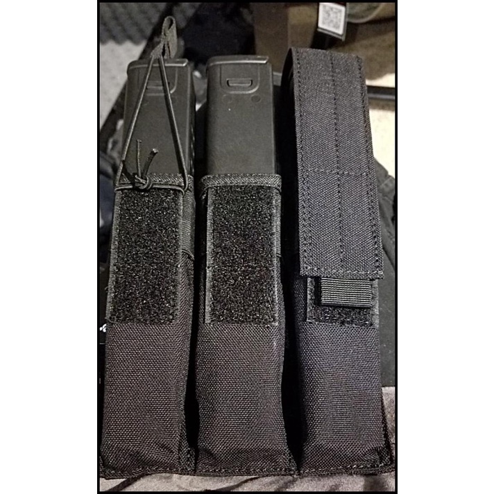 Jual Triple Long Magazine Pouch Molle For Mp5 Mp7 Mp9 Kriss Arp Mag ...
