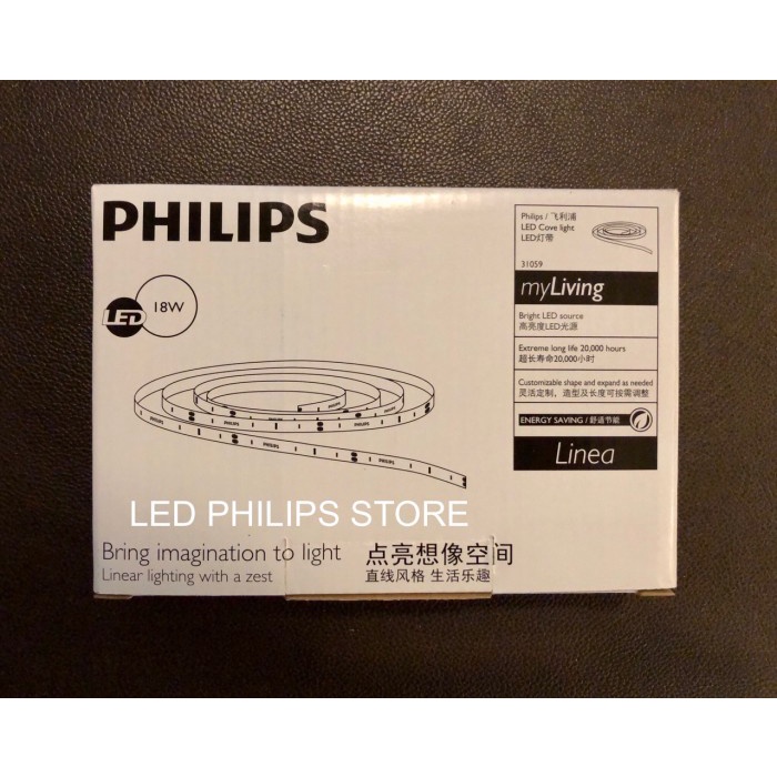 Jual Philips Led Strip Linea 5 Meter 5Meter Kuning 31059 (Termasuk ...