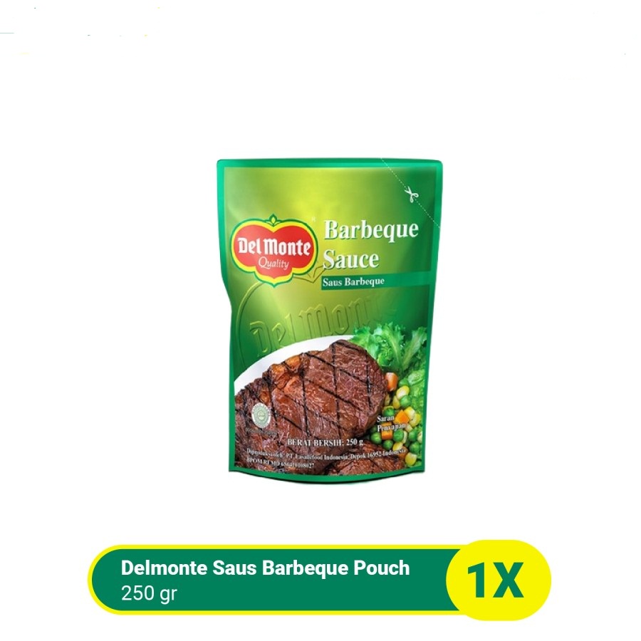 Jual SAUS BARBEQUE DELMONTE DEL MONTE BBQ SAUCE POUCH 250GR | Shopee ...