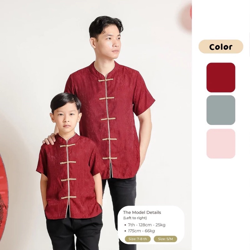 Jual ZIEL KIDS - Alvaro Cheongsam / Cheongsam Anak Laki-Laki / Baju ...