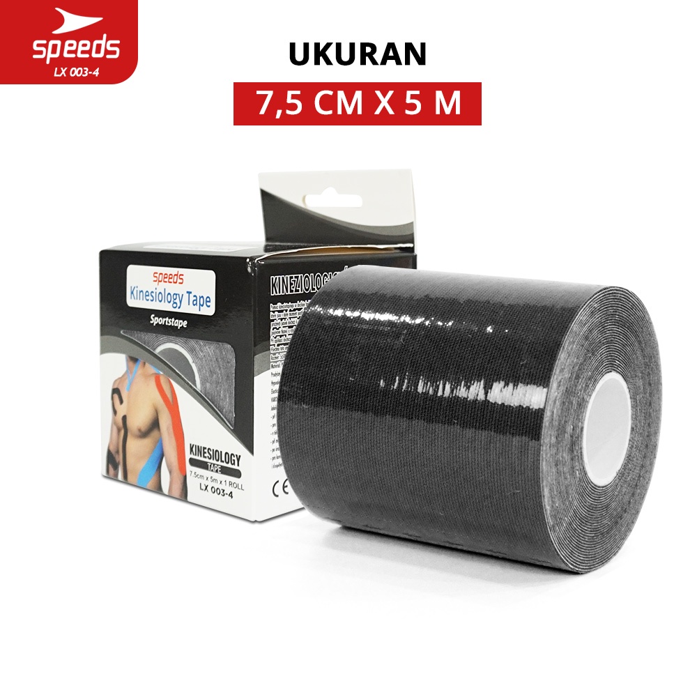 Jual SPEEDS Kanesio Tape / Tapping / Kinesiology Tape 4cm x 5m Therapy Tapping Plester Elastis ...