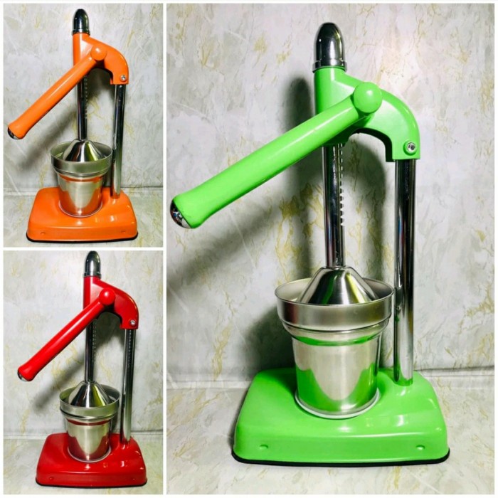 Jual ALAT PEMERAS PEMERASAN JERUK MANUAL BESI STAINLEES/ ALAT PERASAN ...
