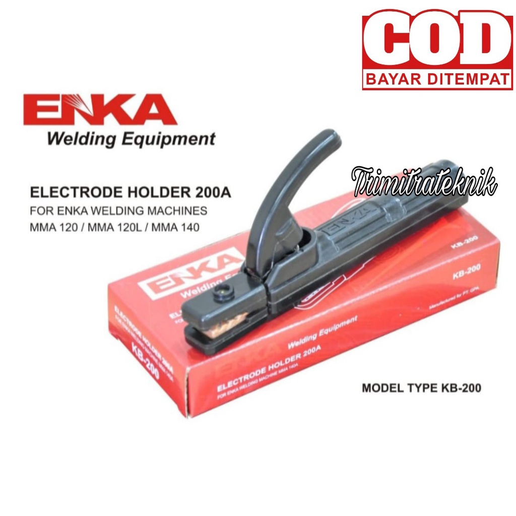 Jual Stang Las-Tang las Enka 200A KB200 Penjepit Elektroda Las Elektroda Holder 200A Merk ENKA ...