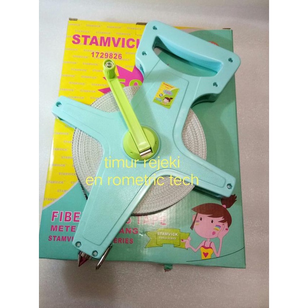 Jual STAMVICK METERAN GULUNG 50 MTR / METERAN TANCAP 50 MTR | Shopee ...
