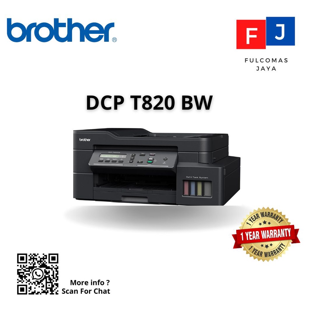Jual BROTHER DCP-T820DW Printer Ink Tank Multifunction T820 WiFi Duplex ...